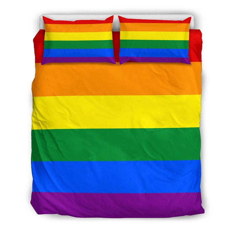 LGBT Duvet Cover and Pillow Covers LGBT Bedding Set LGBT - Etsy UK