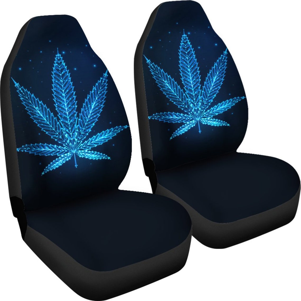 Weed Car Seat Covers set of 2 / 2 Front Car Seat Covers / - Etsy