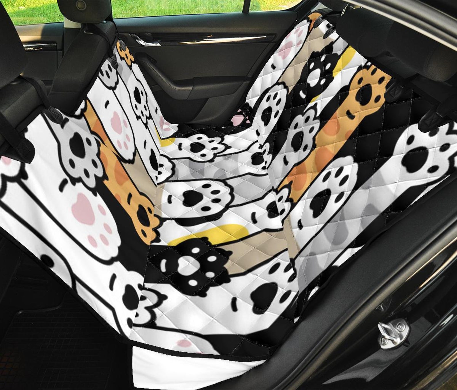 Paws Print Pet Backseat Cover-car Accessories Dog Lovers | Etsy