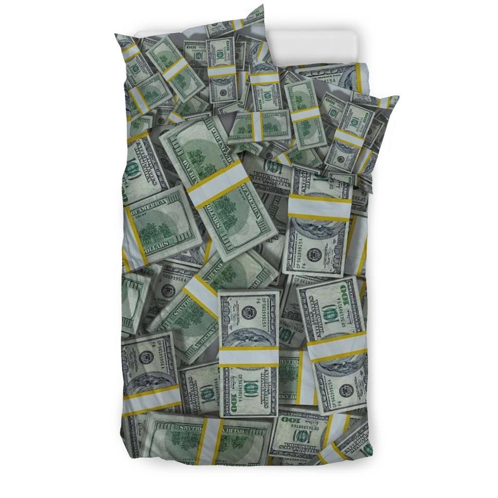 Money Duvet Cover and Pillow Covers Money Bedding Set - Etsy