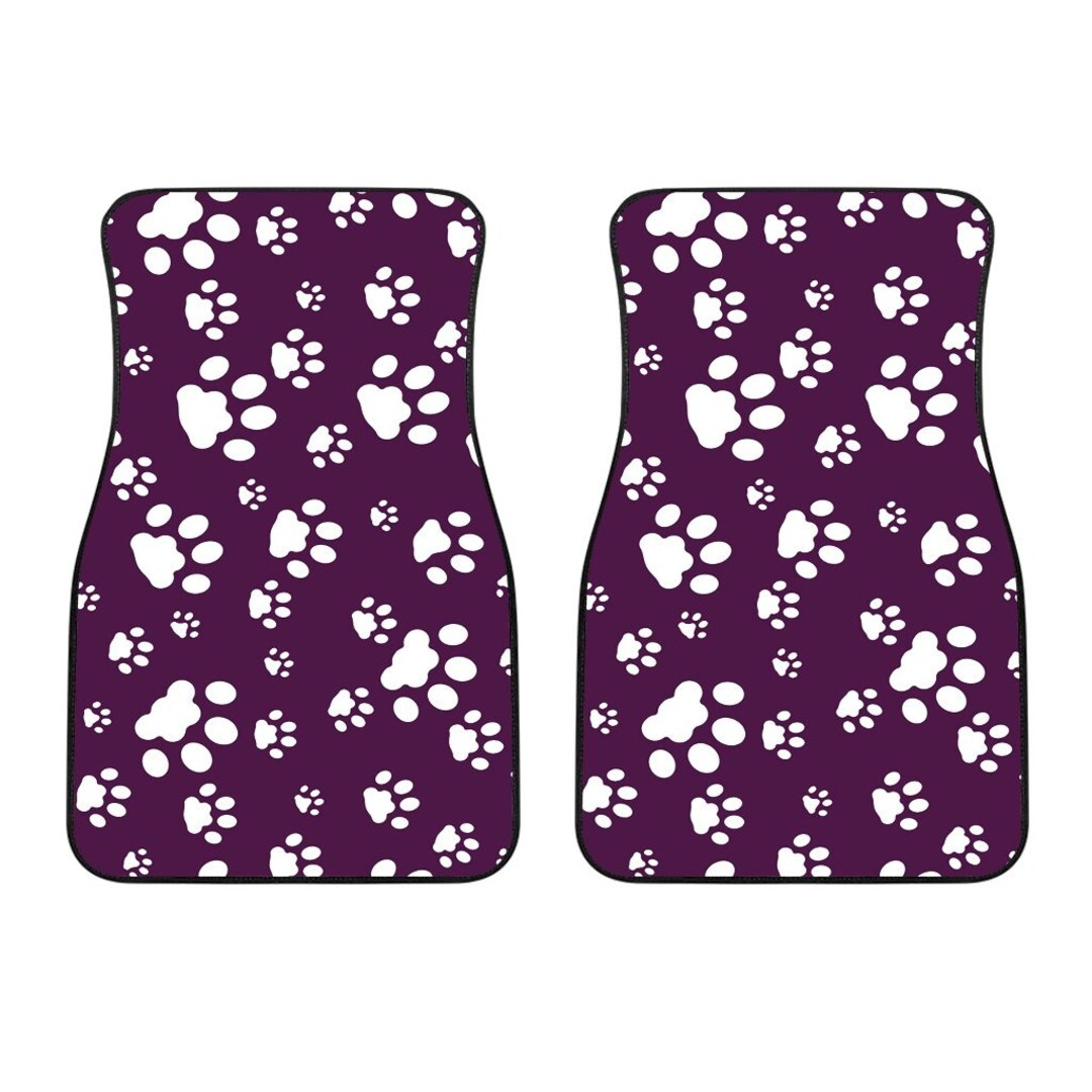 Paw Print Car Mats / Paw Print Car Mats / Paw Print Front Car Mats ...