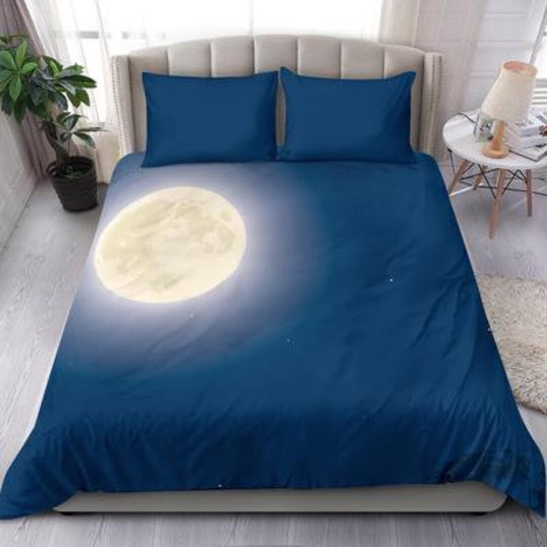 Moonlight Duvet Cover and Pillow Covers Moonlight Bedding Set Moonlight ...