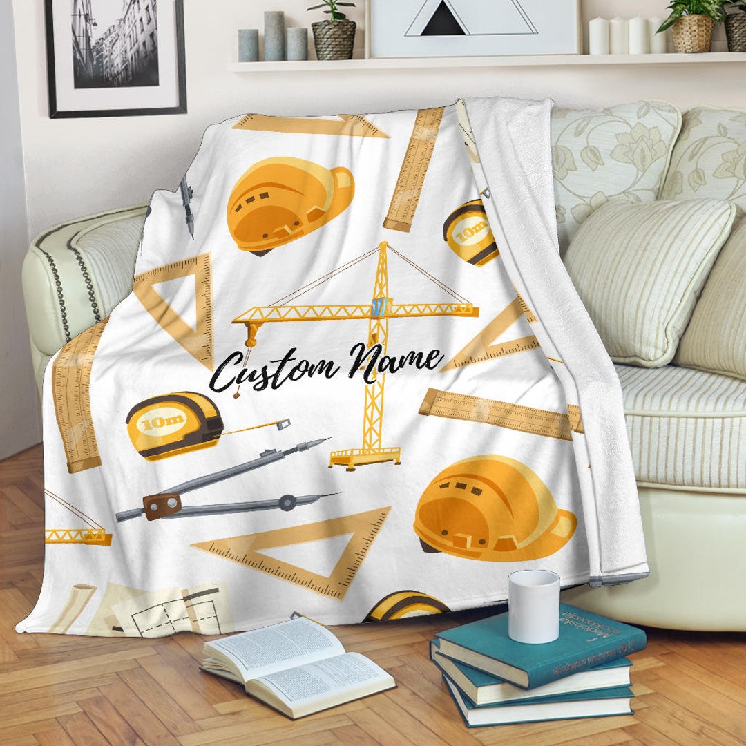 Architect Custom Name Blanket / Engineer Throw Blanket / Architect ...