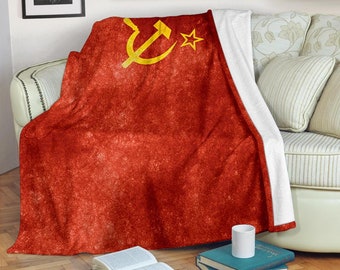 Soviet Flag Blanket - Etsy