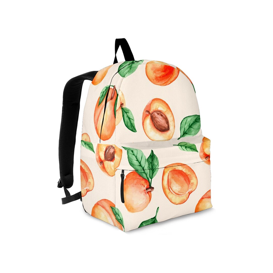 Peach Fruit Backpack for Kids and Adults / Laptop Backpack / Travel ...