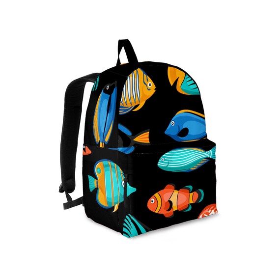 Fish Backpack for Kids and Adults / Fish Laptop Backpack / - Etsy