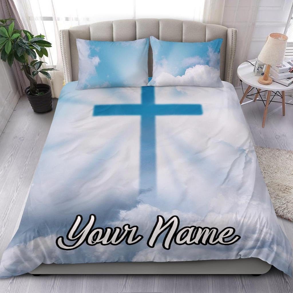 Holy Cross Duvet Cover and Pillow Covers Jesus Christ - Etsy