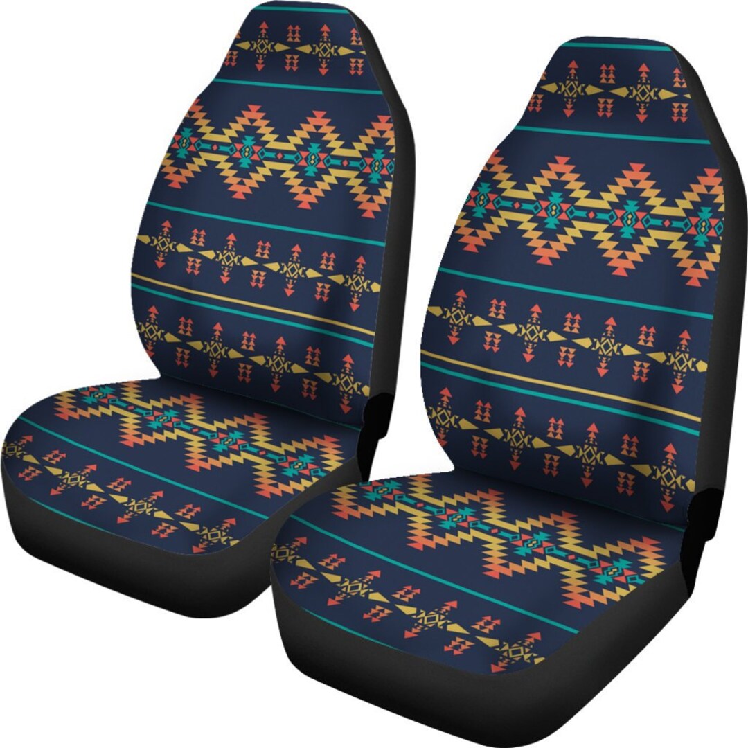 Boho Ethnic Aztec Car Seats (set of 2) / Car Seat Covers (set of 2) / 2 ...