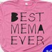 Best Mema Ever Svg Best Mema Svg Grandma Svg Files Mothers - Etsy
