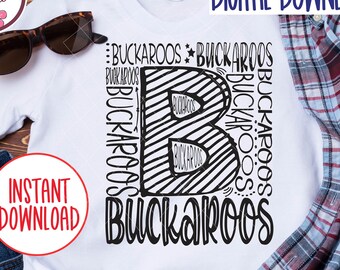 Freer Buckaroos Png - Etsy