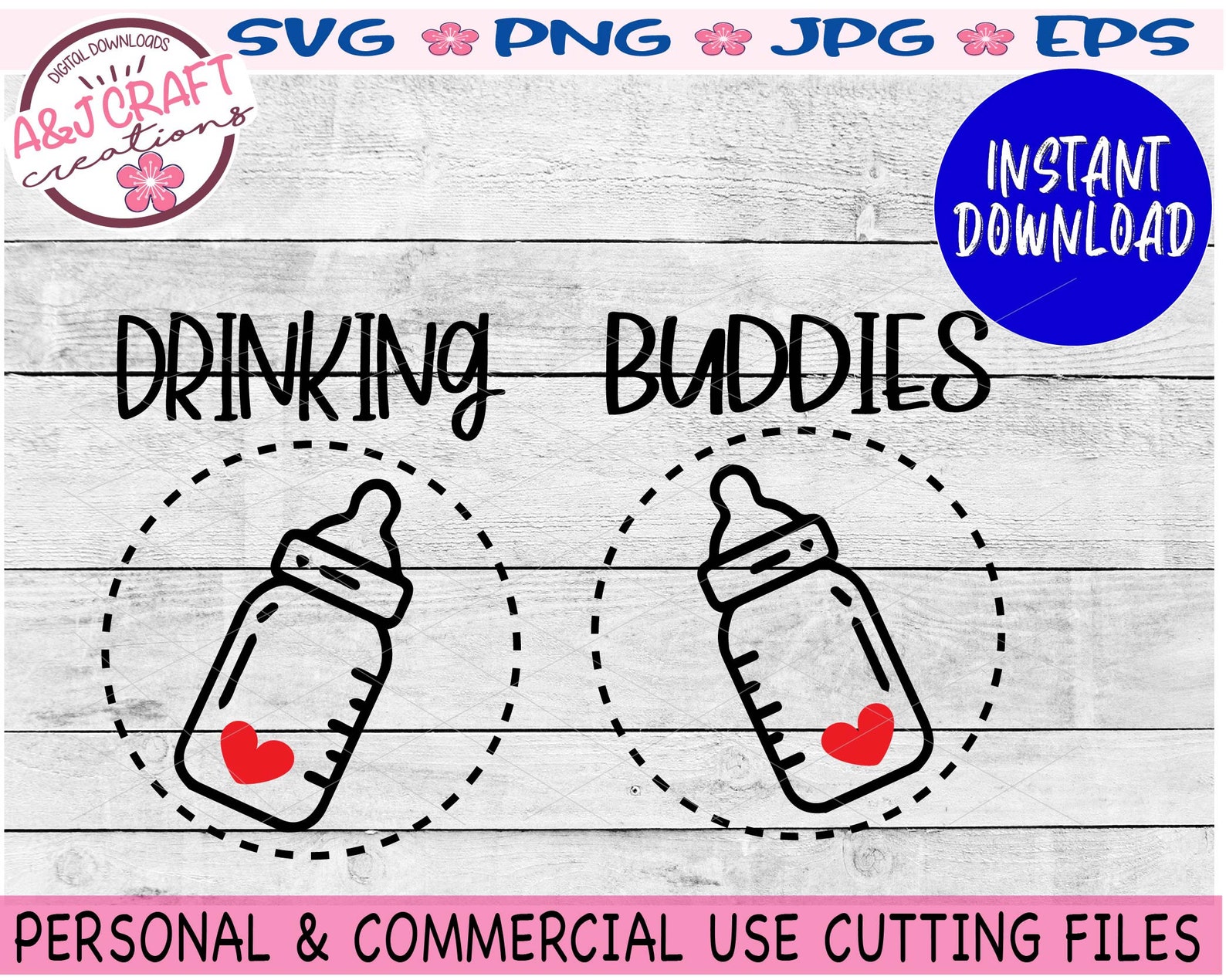 Drinking Buddies SVG Drinking Buddies Baby Drinking Buddies - Etsy