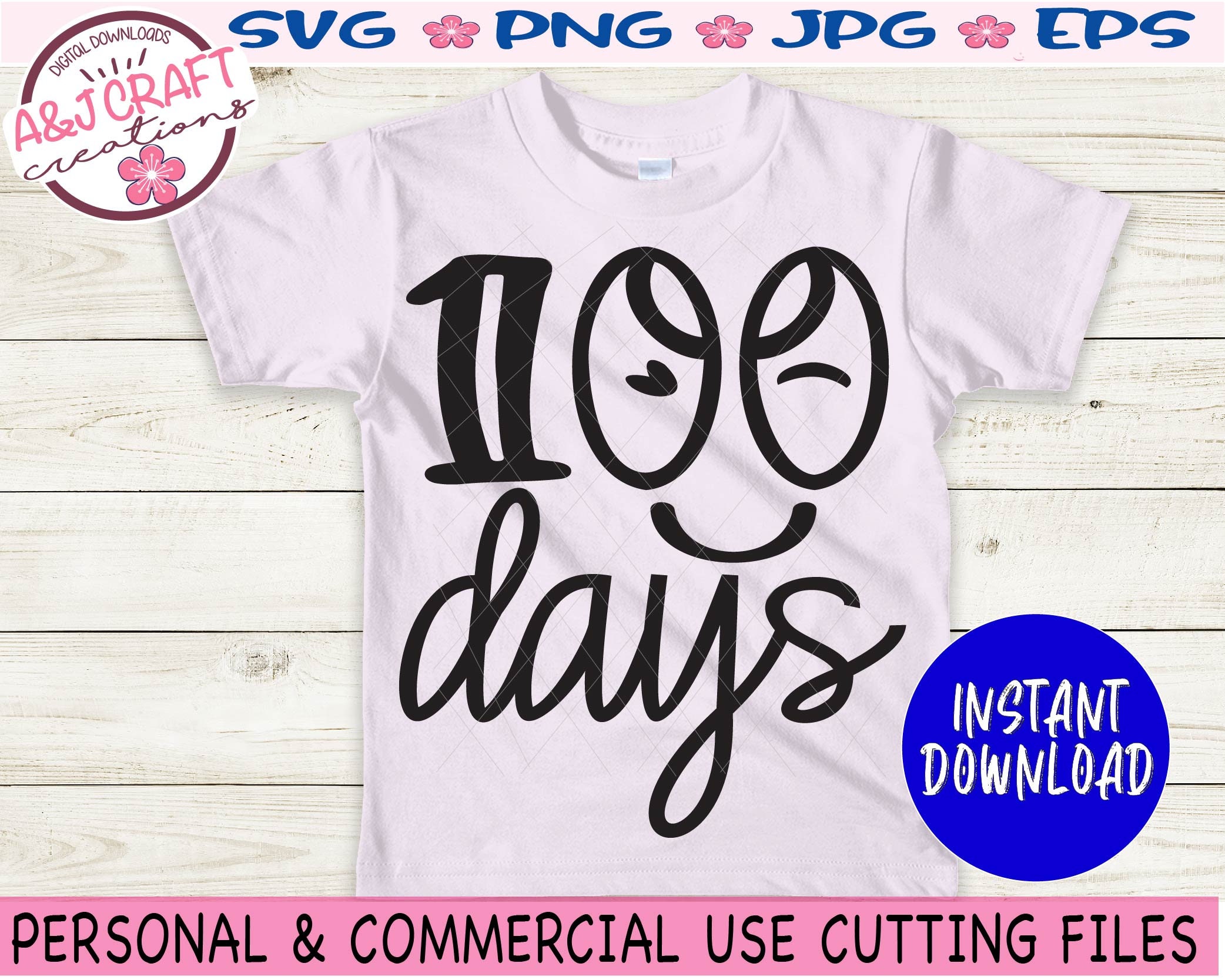 100 Days svg 100 Days of School svg Teacher 100 day svg | Etsy