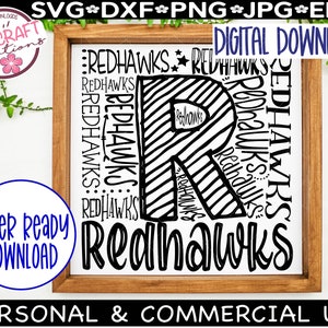 Redhawks SVG, Go Redhawks Svg, Redhawks Typography Svg, Redhawks ...