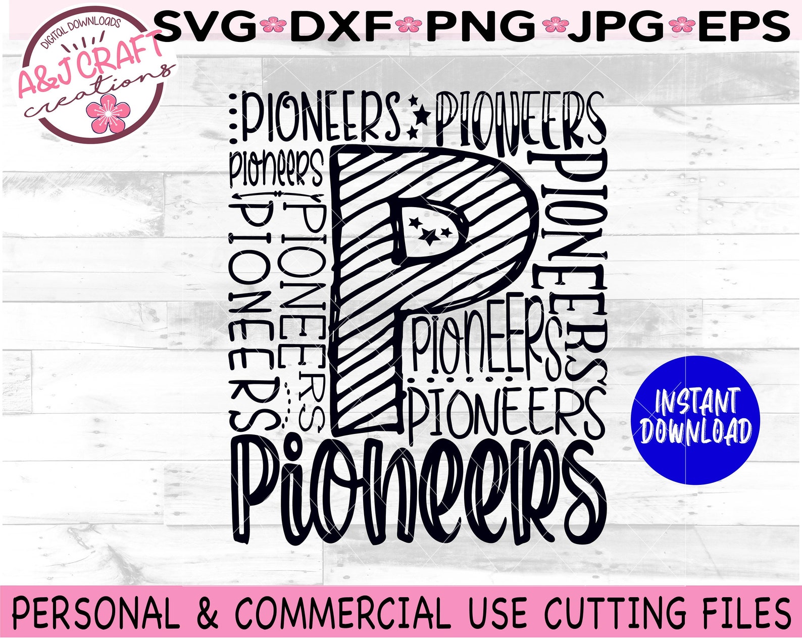 Pioneers SVG Pioneers Football svg Pioneers Baseball svg | Etsy