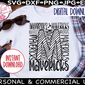 MAVERICKS SVG, Maverick Pride Svg, Mavericks Basketball Svg, Mavericks ...