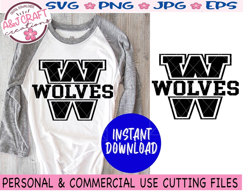 WOLVES SVG Wolves Football Svg Wolves Cheer Svg Wolves | Etsy
