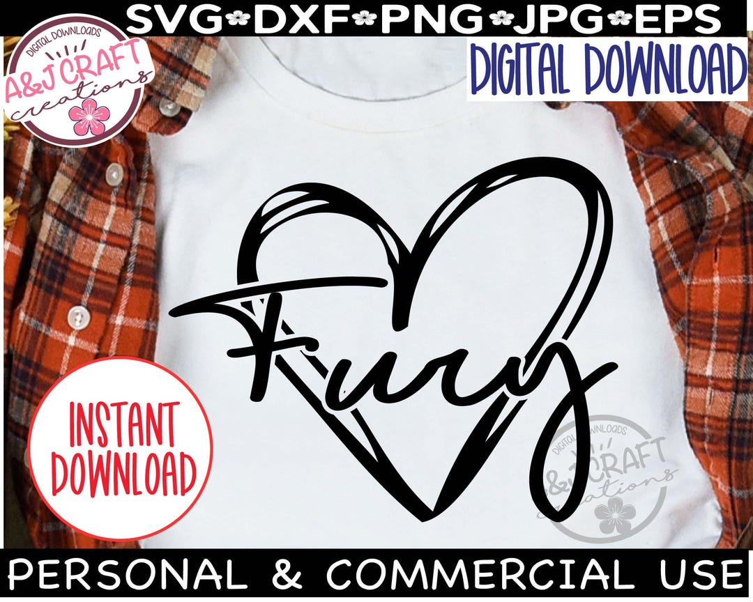 Fury Heart SVG, Fury Football Svg, Fury Baseball Svg, Fury Volleyball ...