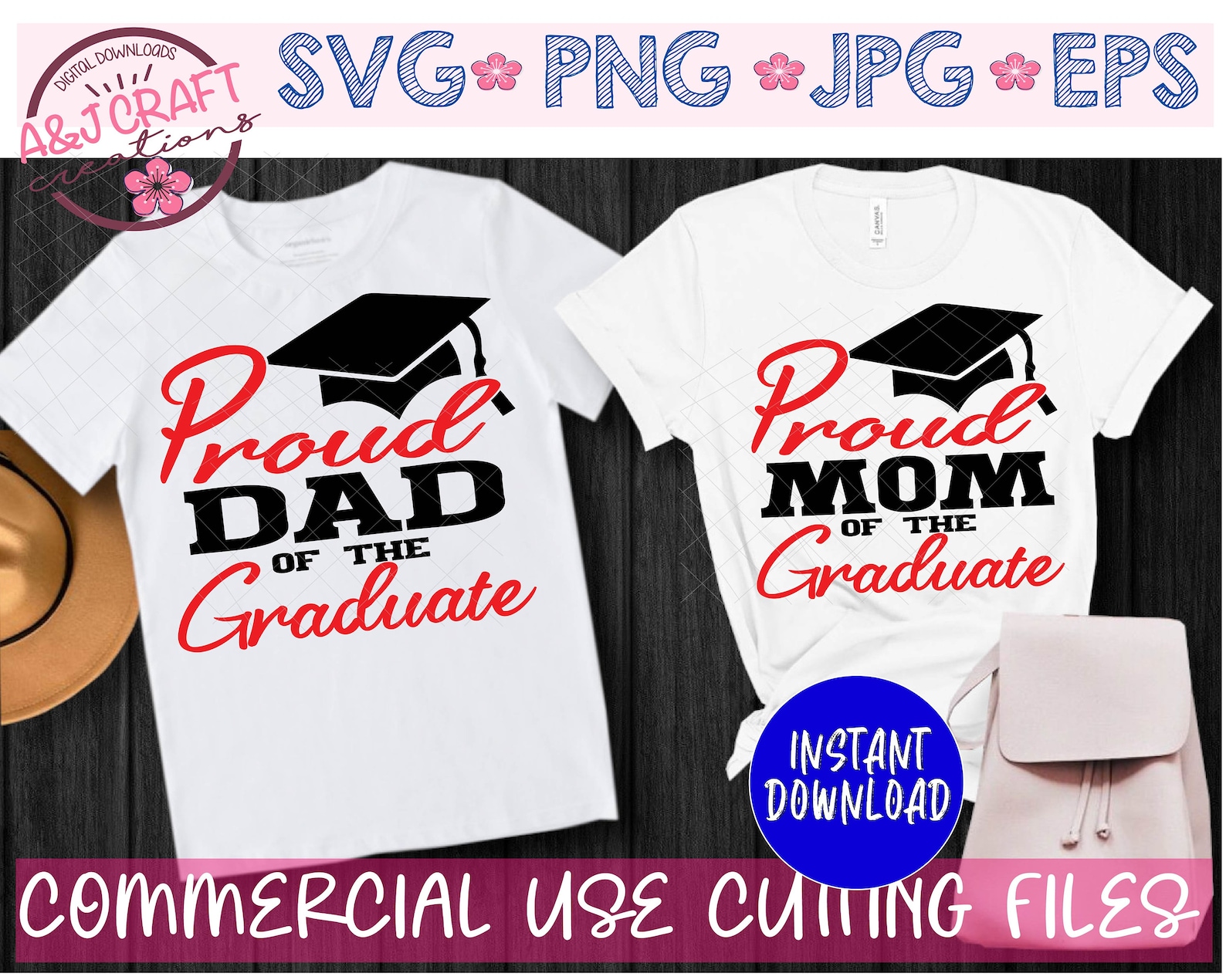 Proud Parents Svg Proud Dad SVG Proud Mom SVG Proud - Etsy