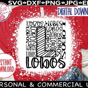LOBOS SVG, Lobos Mascot Svg, Lobos Baseball Svg, Lobos Baseball Mom Svg ...