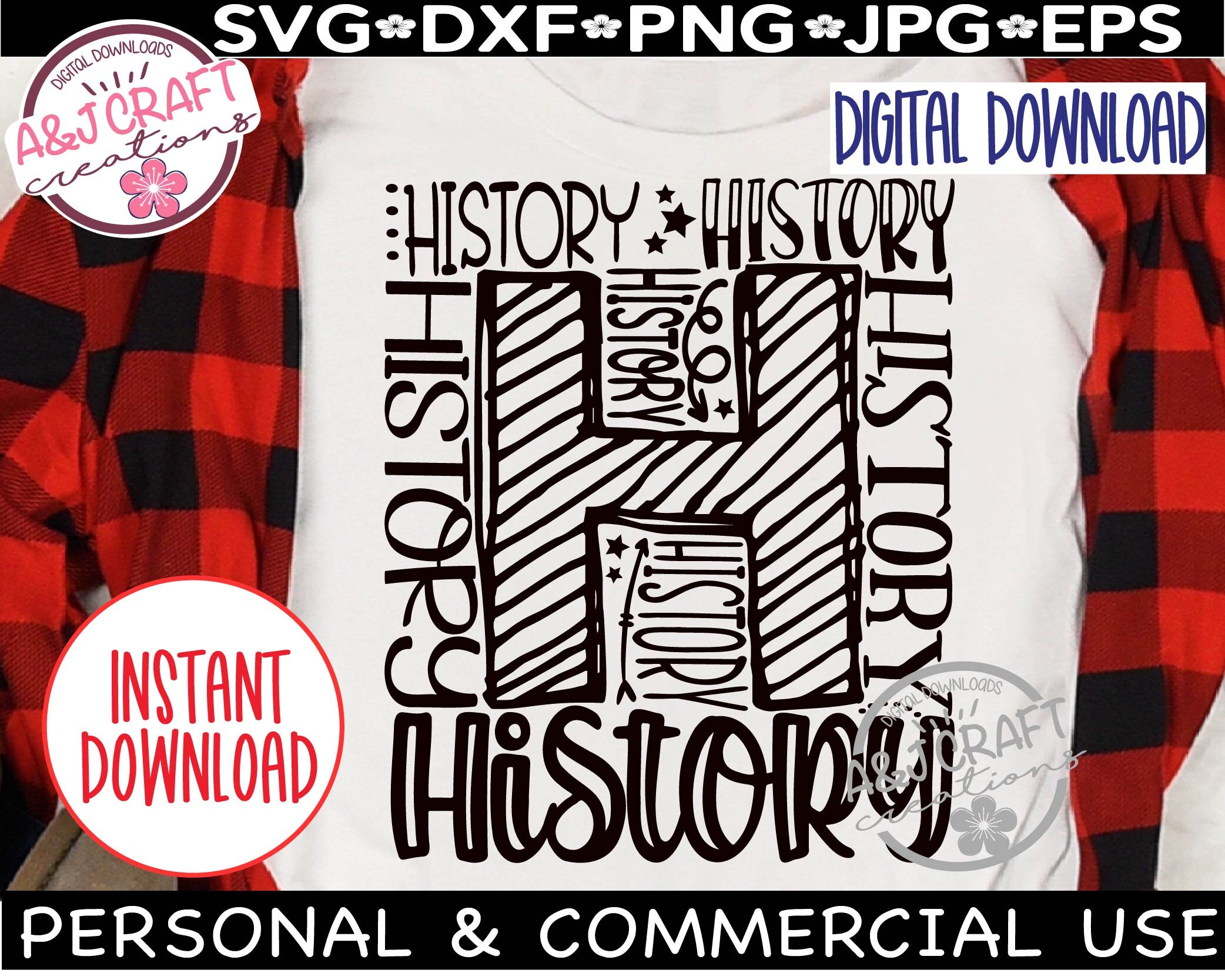 HISTORY SVG History Typography Svg History Teacher History - Etsy