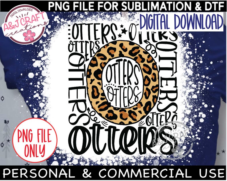 Otters PNG, Otters Typography Png, Otters Football Png, Otters Mascot ...