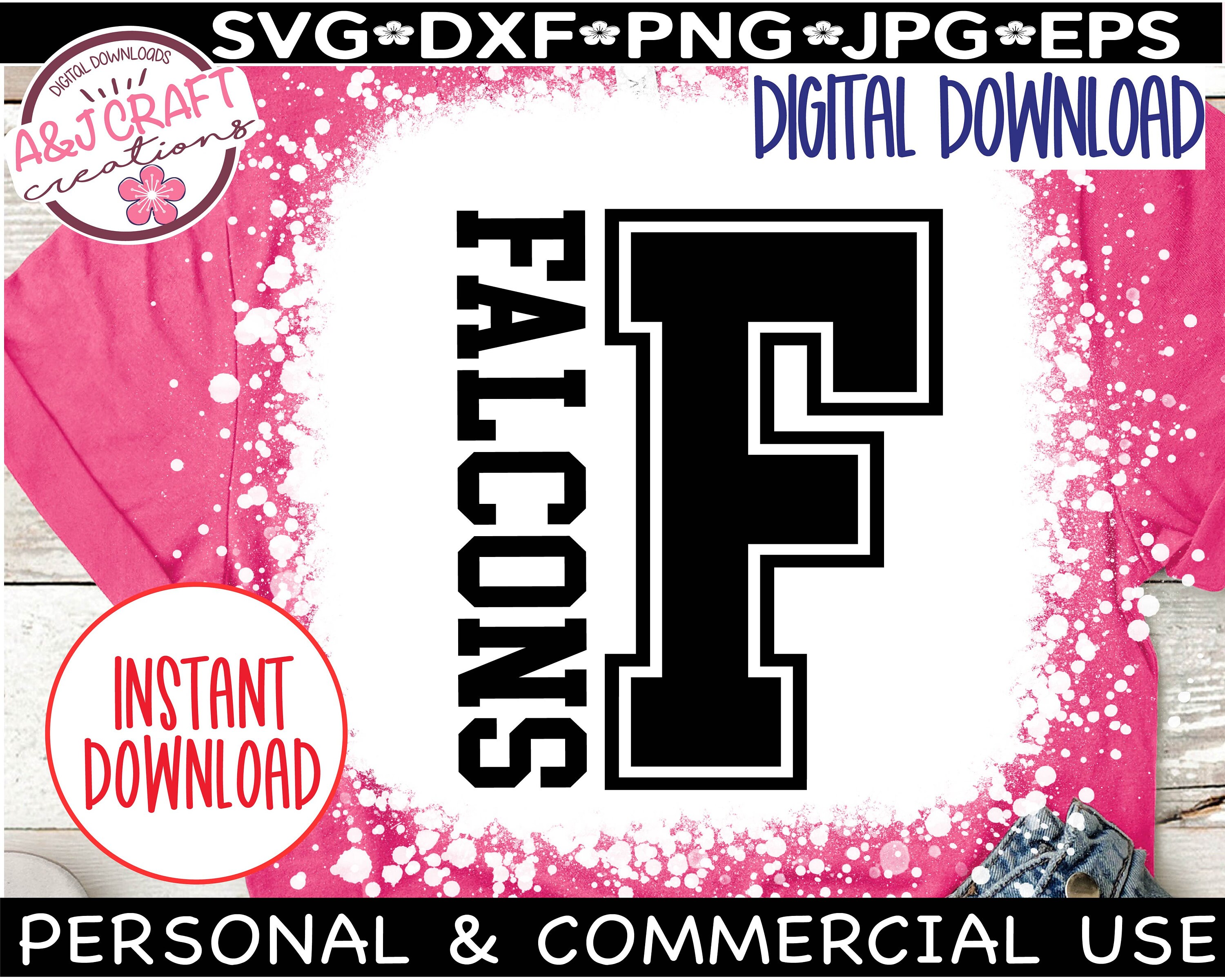 Falcons SVG Falcons Football Svg Falcons Baseball Svg - Etsy