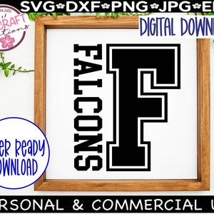 Falcons SVG, Falcons Football Svg, Falcons Baseball Svg, Falcons Cheer ...