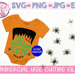 So Franken Cute Svg, Halloween SVG, Boy Halloween SVG, Frankenstein Svg ...