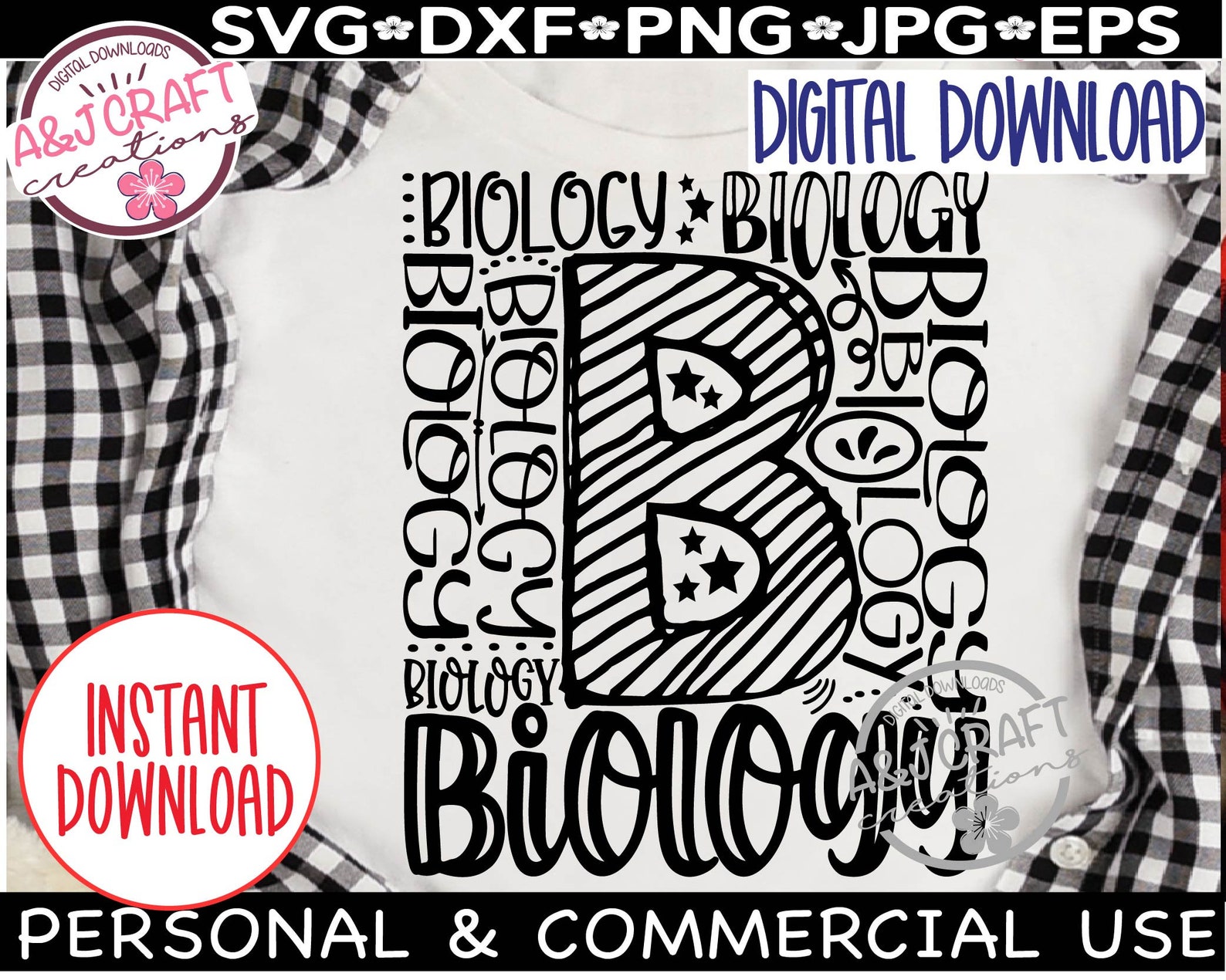 Biology Svg Biology Typography Svg Biology Teacher Svg - Etsy