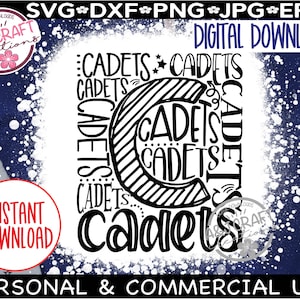 Cadets SVG, Cadets Football Svg, Cadets Typography Svg, Cadets Baseball ...