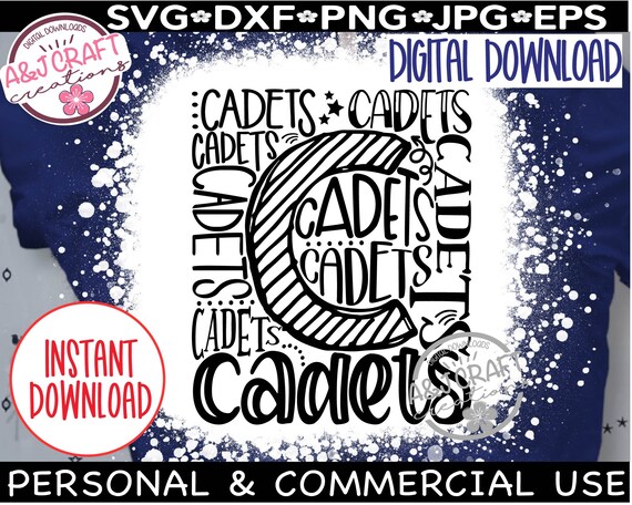 Cadets SVG Cadets Football Svg Cadets Typography Svg Cadets - Etsy