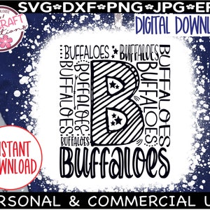Buffaloes SVG, Buffaloes Baseball Svg, Typography Svg, Buffaloes ...