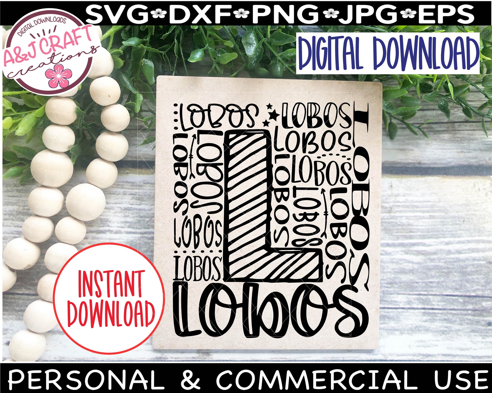 LOBOS SVG Lobos Mascot Svg Lobos Baseball Svg Lobos | Etsy