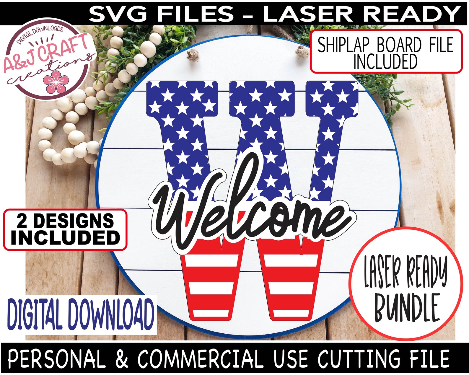 Letter W Svg BUNDLE Laser Ready Patriotic Lettering Svg USA - Etsy
