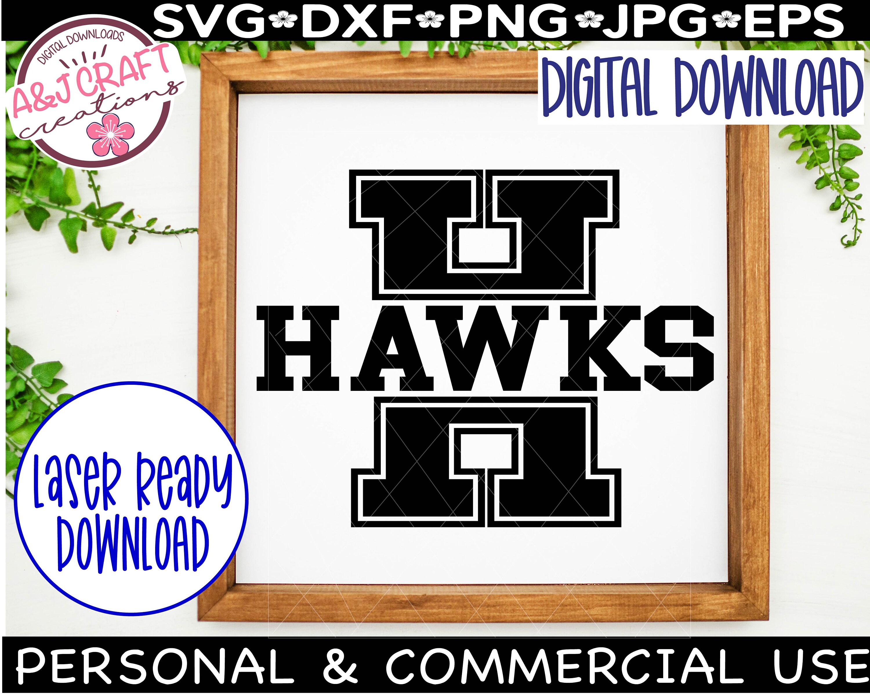 HAWKS SVG Hawks Football Svg Hawks Cheer Svg Hawks Shirt - Etsy