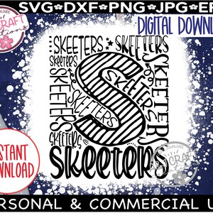 Skeeters SVG, Skeeters Typography Svg, Skeeters Baseball, Skeeters Team ...