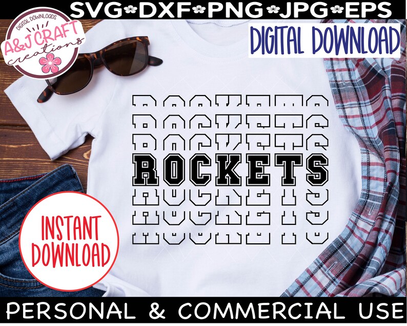 Rockets SVG Rockets Football SVG Rocket Mascot Svg Go - Etsy