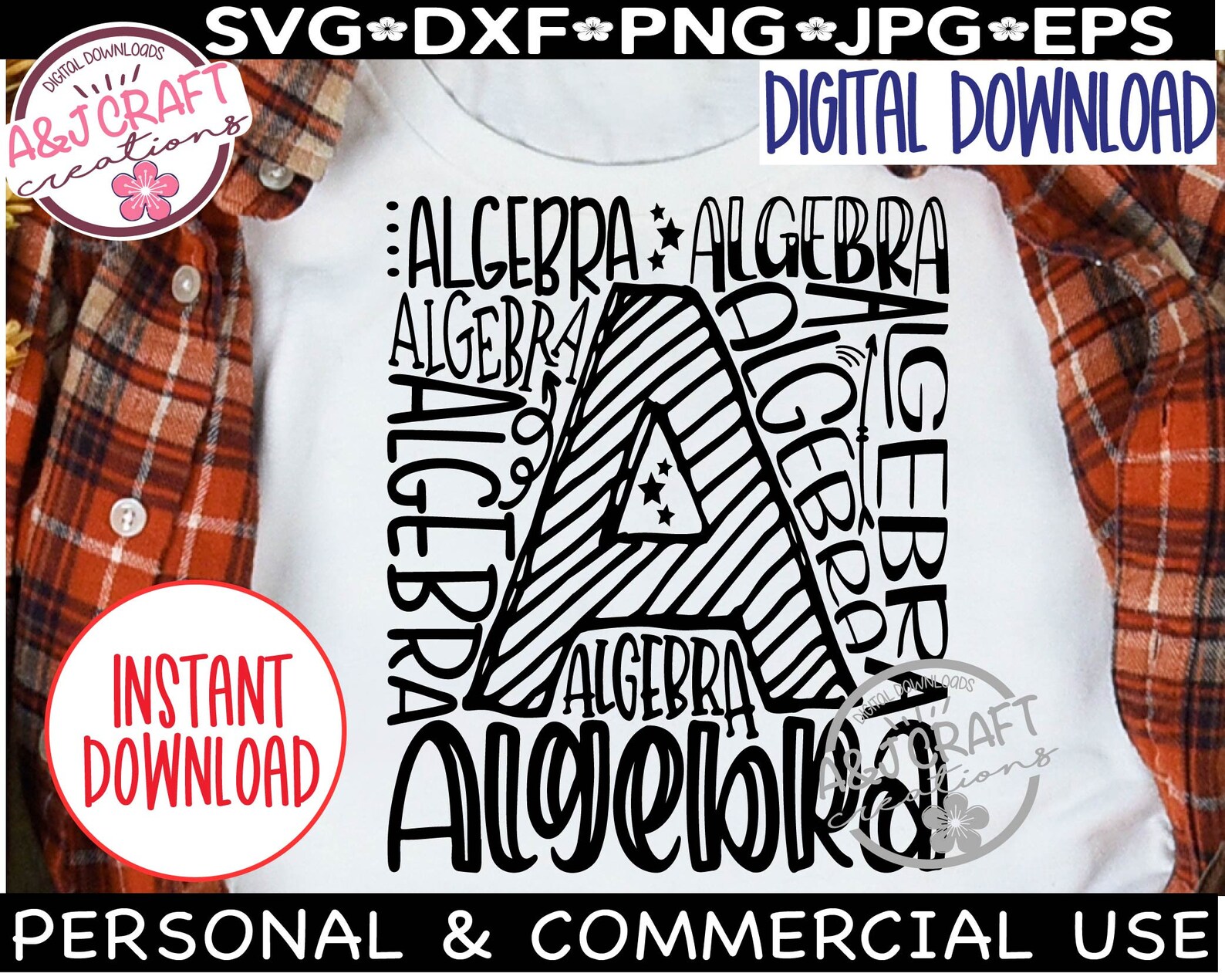 Algebra Svg, Algebra Typography Svg, Algebra Teacher Svg, Algebra ...