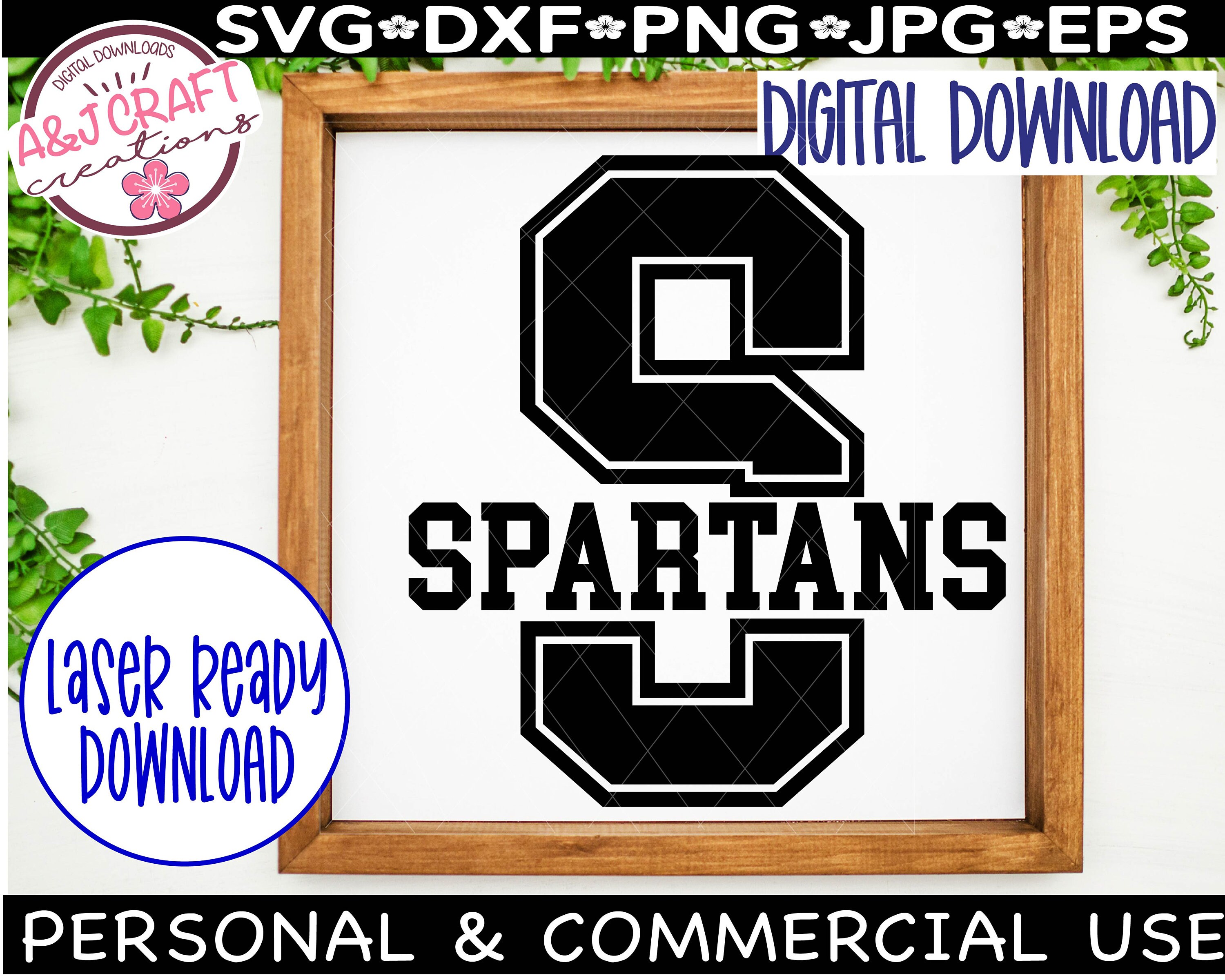 SPARTANS SVG, Spartans Football Svg, Spartans Baseball, Spartans Cheer ...