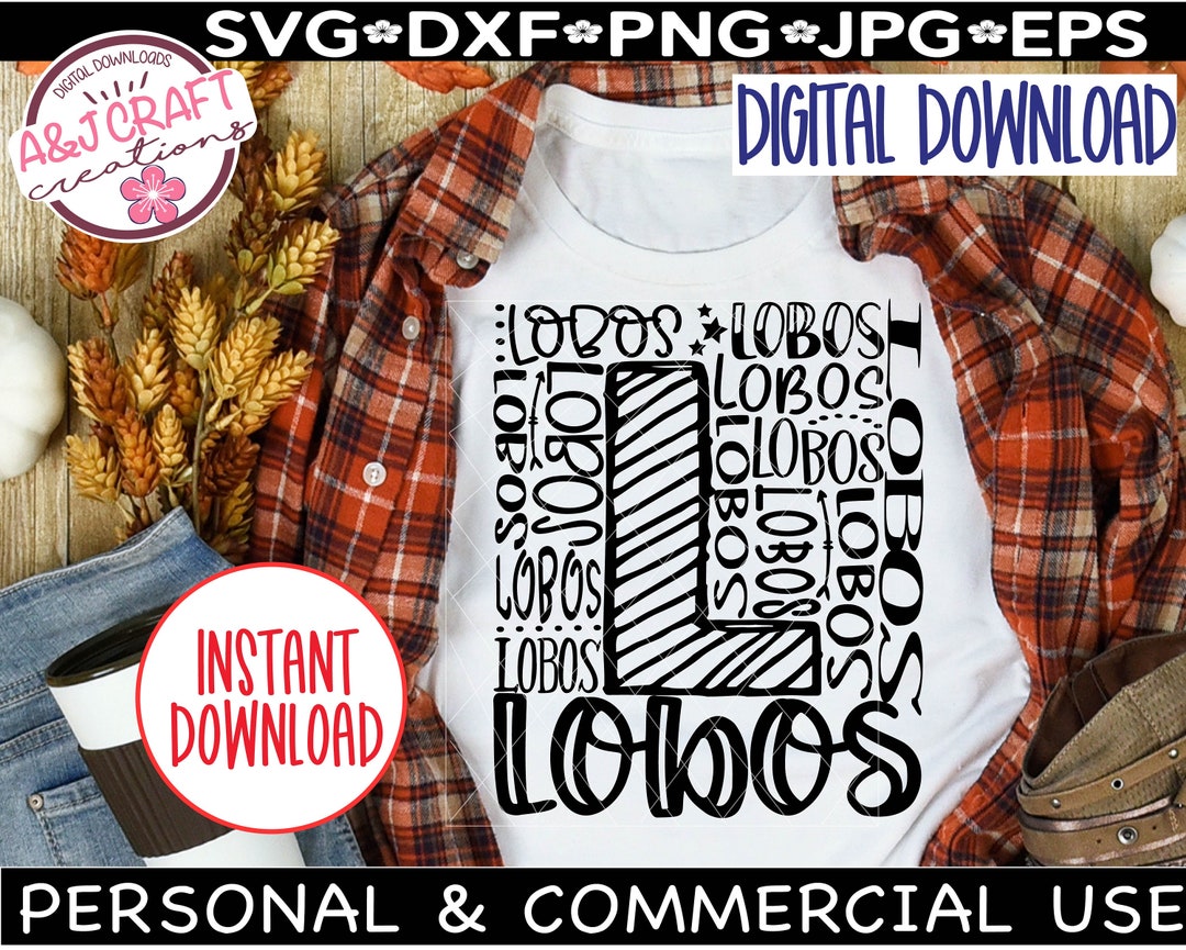 LOBOS SVG, Lobos Mascot Svg, Lobos Baseball Svg, Lobos Baseball Mom Svg ...