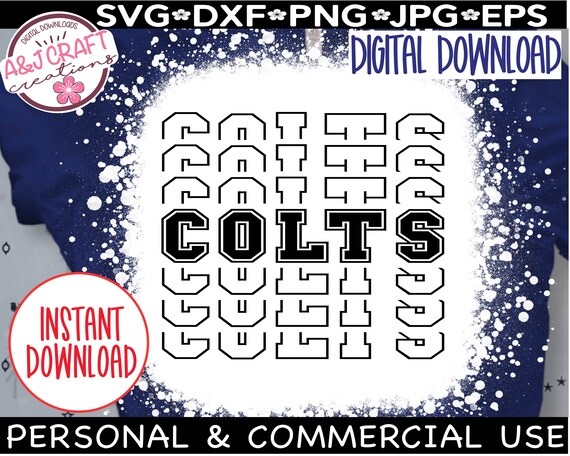 Colts Svg Colts Football SVG High School Colts Svg Colts - Etsy