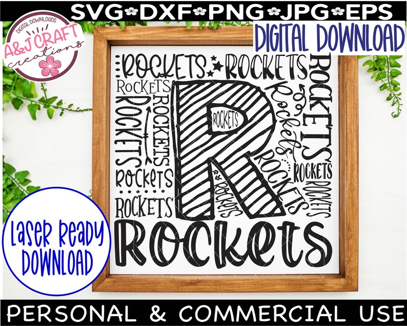 Rockets SVG Rockets Football Svg Rockets Typography Rockets - Etsy