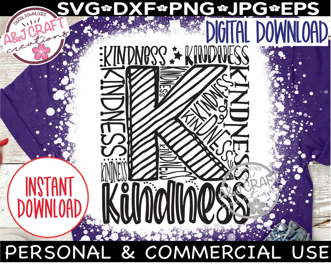 Kindness Typography SVG, Kindness Matters Svg, Kindness Shirt Svg ...