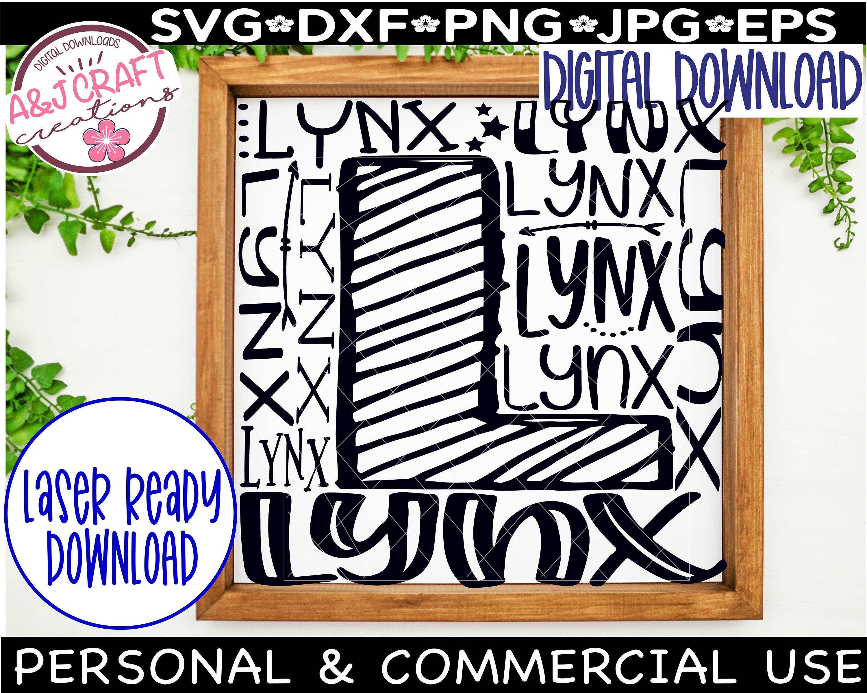 Lynx SVG Lynx Football Svg Lynx Png Typography Svg Lynx - Etsy