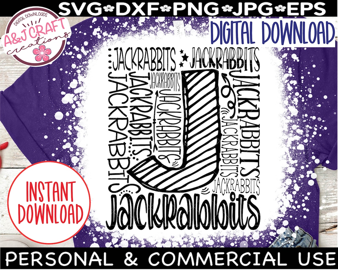 Jackrabbits SVG Jackrabbits Football Svg Jackrabbits - Etsy