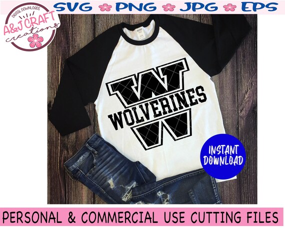Wolverines SVG Wolverines Football svg Wolverines Cheer svg | Etsy