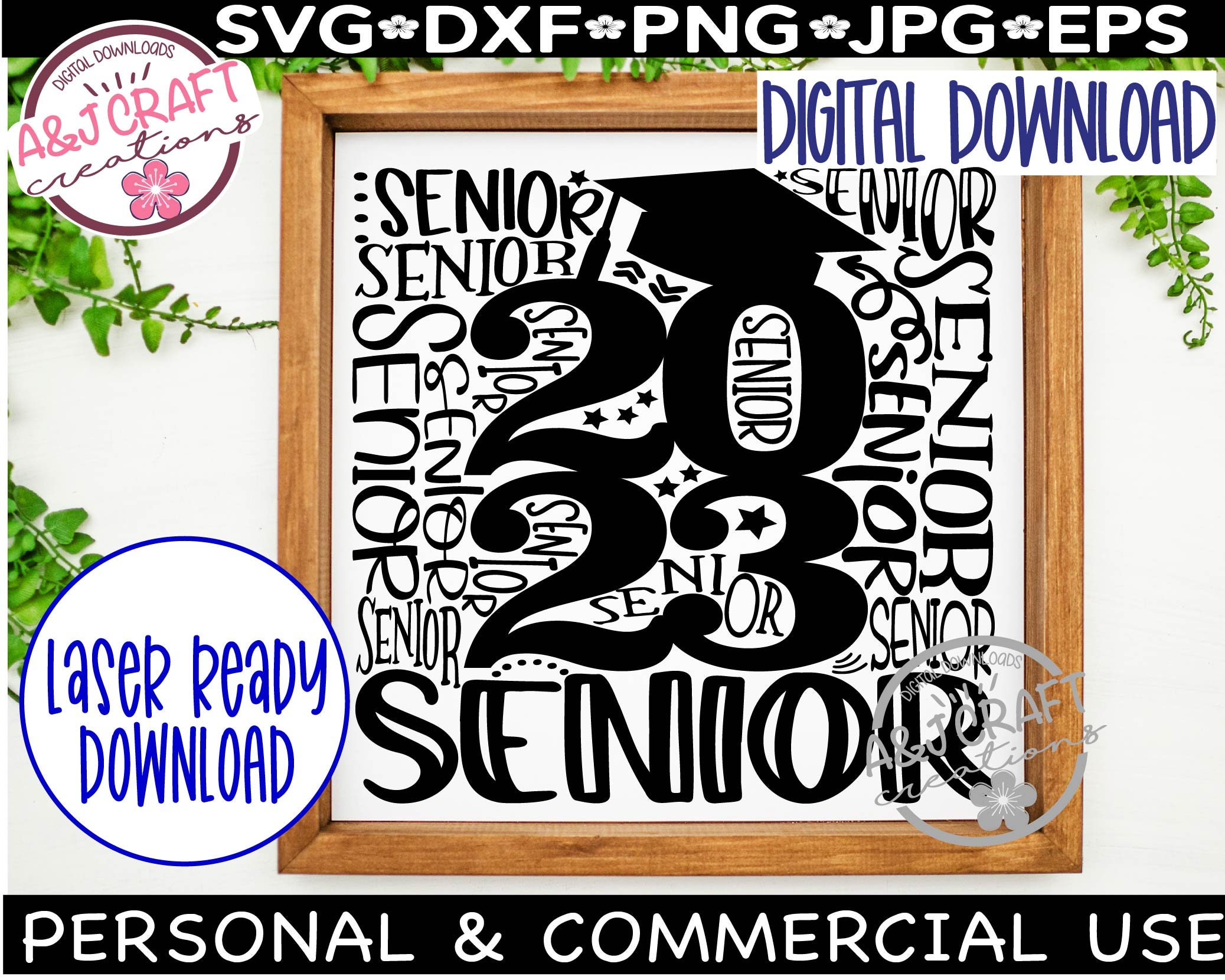 Class of 2023 Svg Senior SVG Senior Typography Senior Class - Etsy
