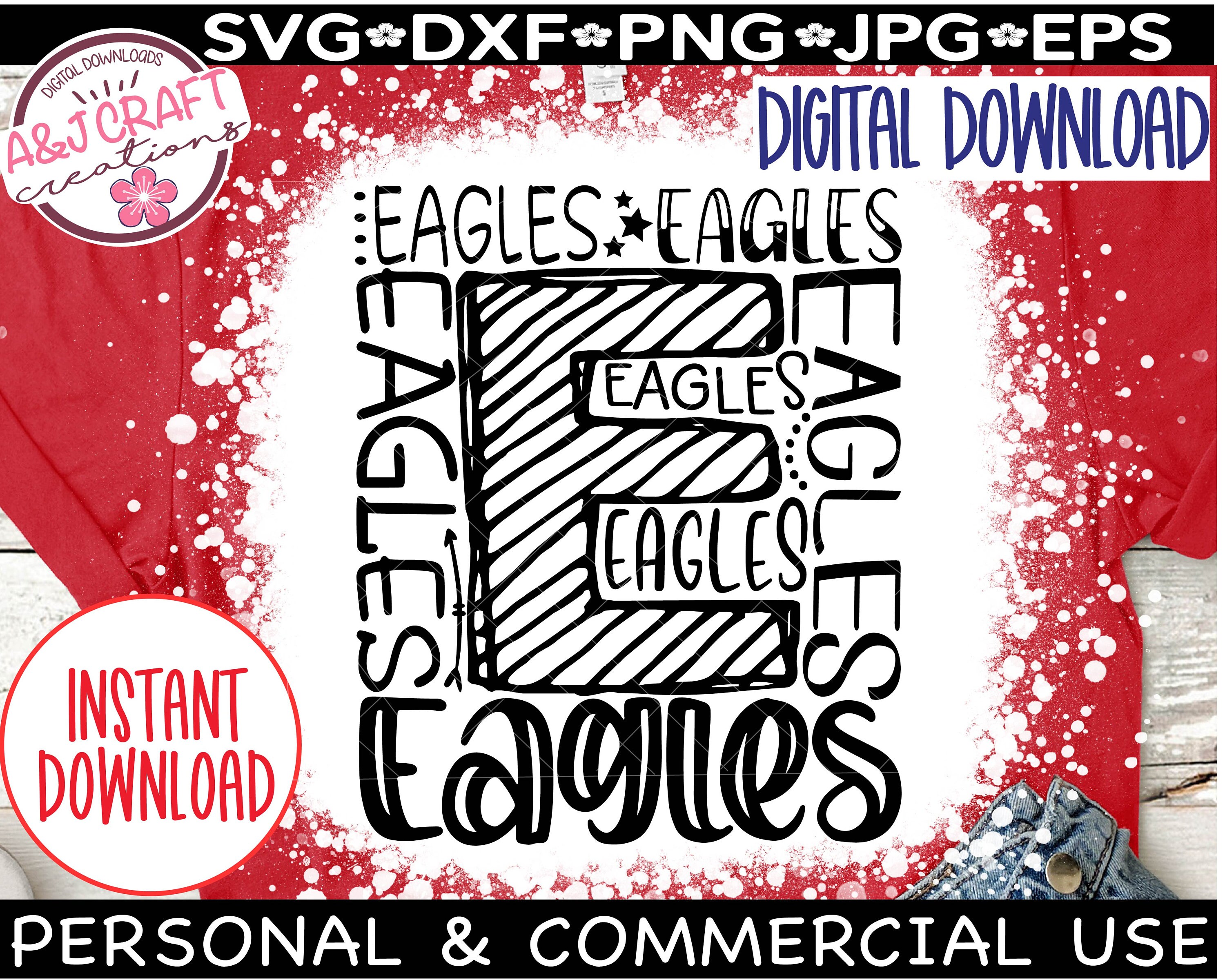 Eagles SVG Eagles Football Svg Eagles Typography Svg Eagles - Etsy