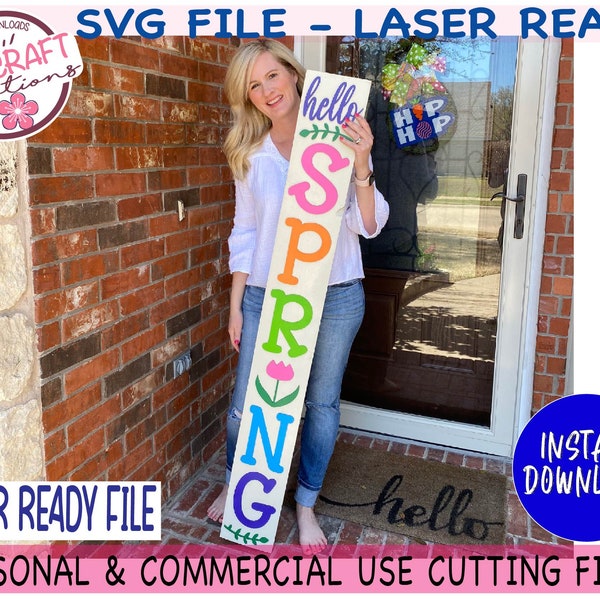 Spring Porch Sign - Etsy