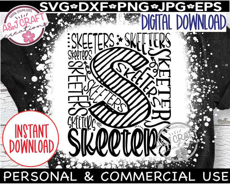 Skeeters SVG, Skeeters Typography Svg, Skeeters Baseball, Skeeters Team ...